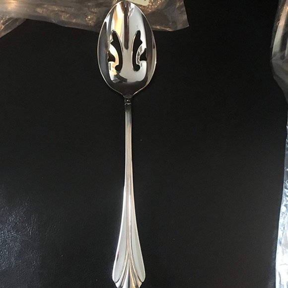 Mikasa | Dining | Nwt Mikasa Lyons Stainless Steel Pierced Serving ...